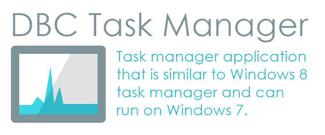 DBC Task Manager 0.9.5.150 Win7 仿 Win8 工作管理員 :: 哇哇3C日誌